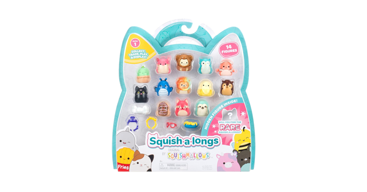 Squish-a-longs 14 Pack – Series 1 – (14) 1” Mini-Squish with 4 ...